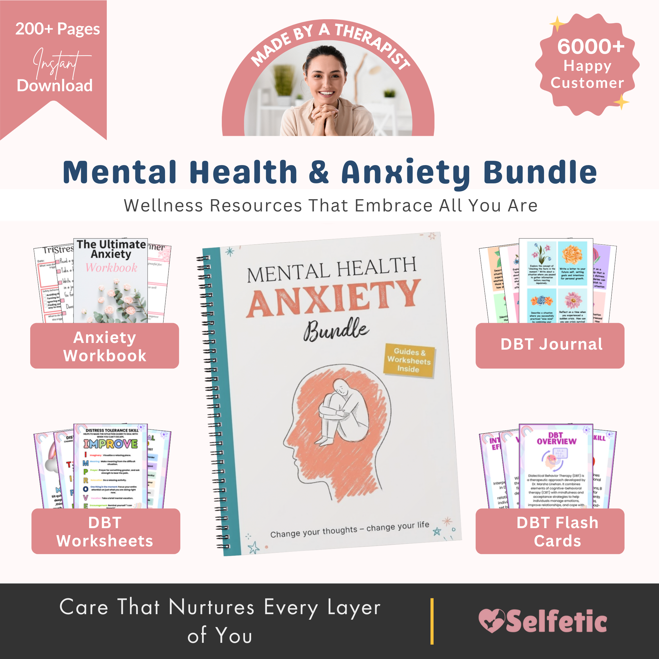 Mental Health and Anxiety Bundle (FREE TODAY) – Selfetic